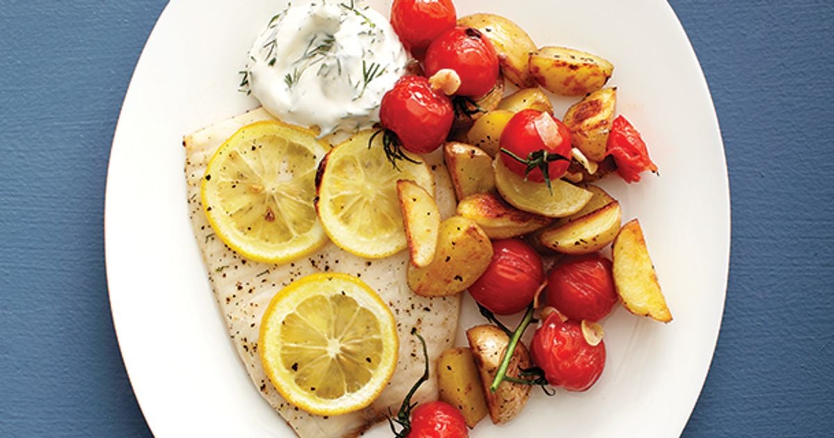 Filets de poisson, sauce crémeuse à l’aneth - Châtelaine